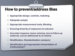 Validity, reliability and bias.research methodology | PPT