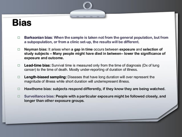 Validity, reliability and bias.research methodology | PPT