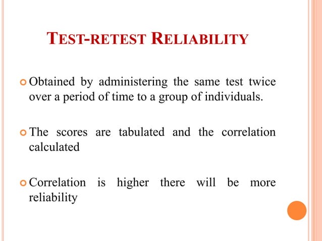 Validity, reliability and feasibility | PPTX