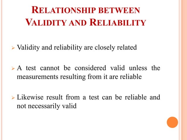 Validity, reliability and feasibility | PPTX