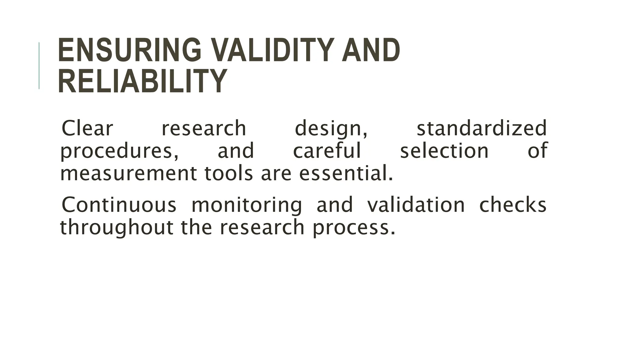 VALIDITY, RELIABILITY AND INTERnal validity.pptx