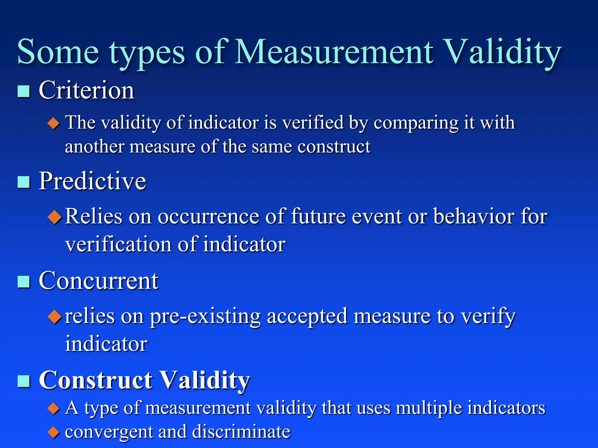Validity versus Reliability (Comparisons and Contrasts) | PPT