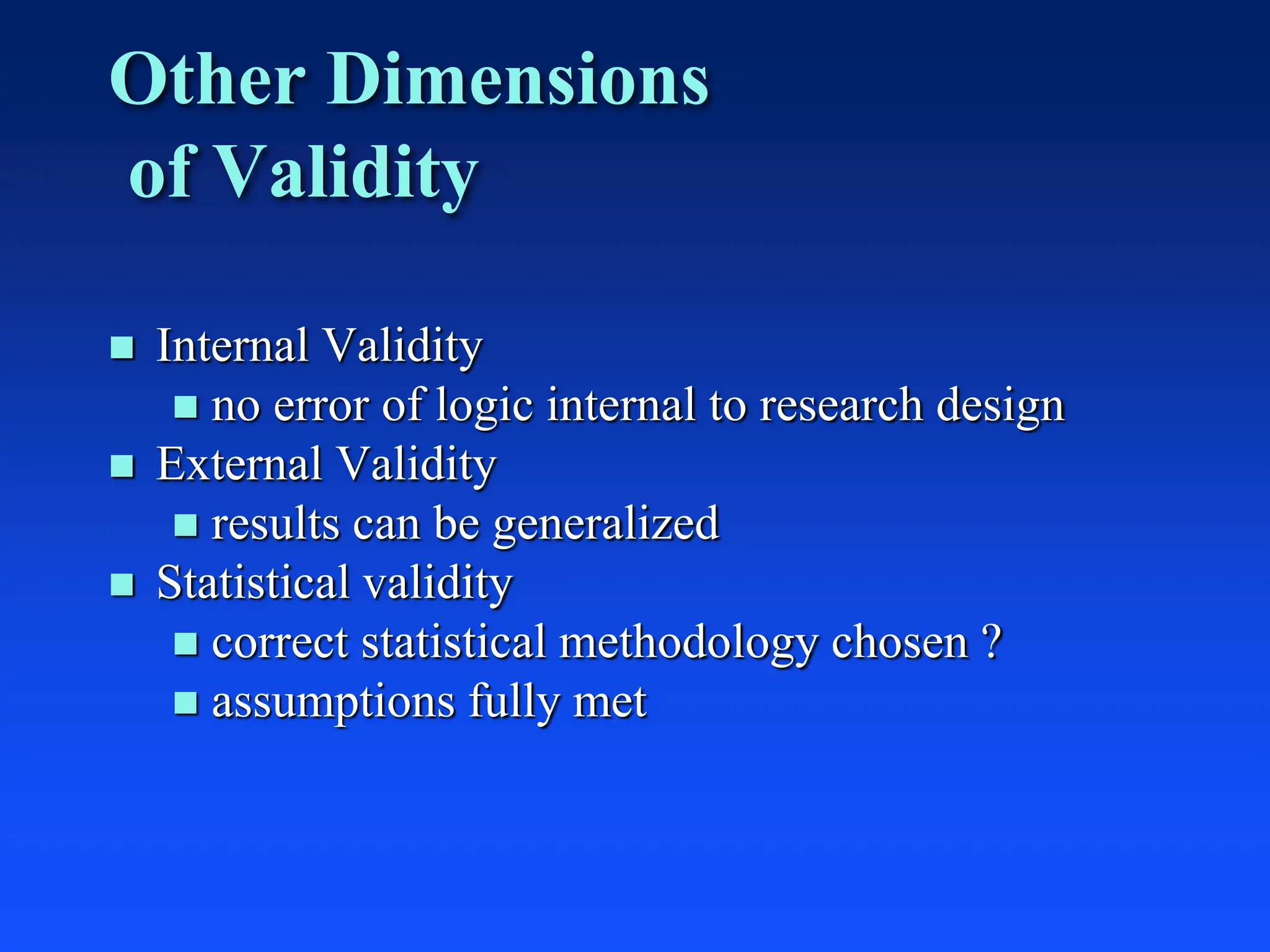 Validity versus Reliability (Comparisons and Contrasts) | PPT