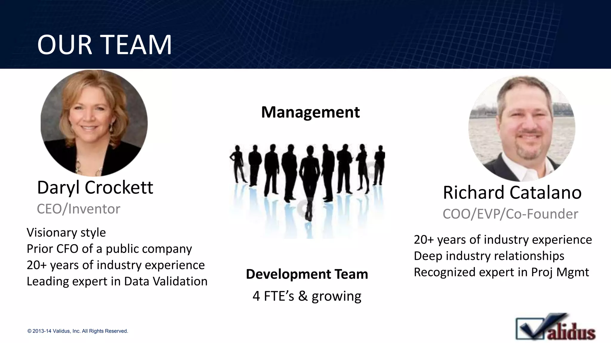 Validus investor pitch deck 03212014 rjc updates | PPT