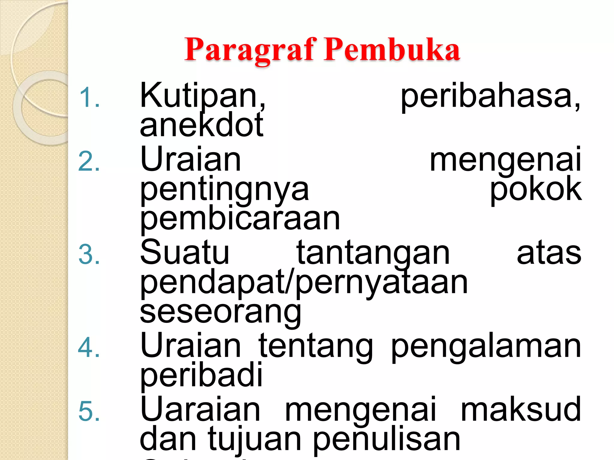 V alinea atau paragraf | PPT | Free Download