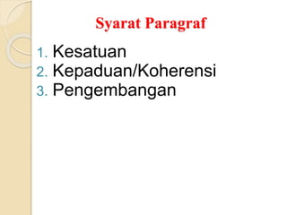 V alinea atau paragraf | PPT