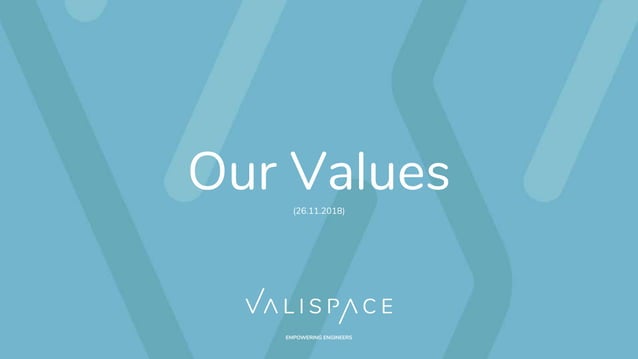 Valispace Company Values | PPT