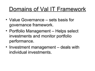 Val I T Framework And How It Might Help Rev1 | PPT