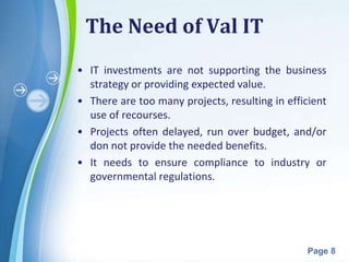 Introduction to Val IT | PPTX