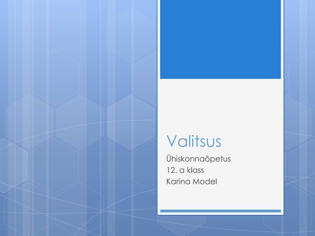 Valitsus | PPT