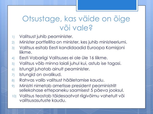 Valitsus | PPT