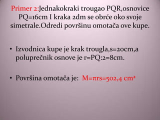 Valjak i kupa | PPTX