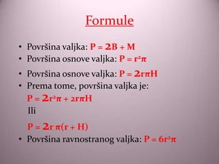 Valjak i kupa | PPTX