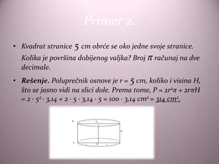 Valjak i kupa | PPTX