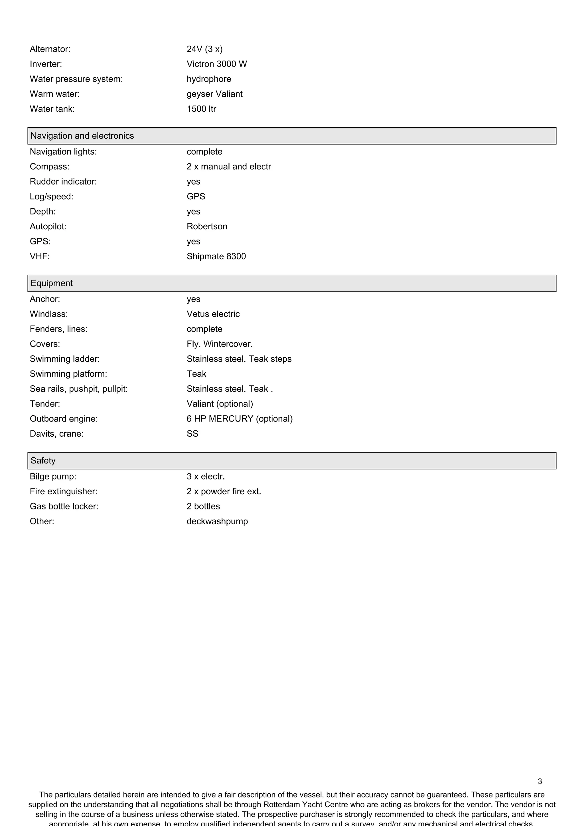 RYC offers this Valk flushdeck motoryacht FOR SALE | PDF