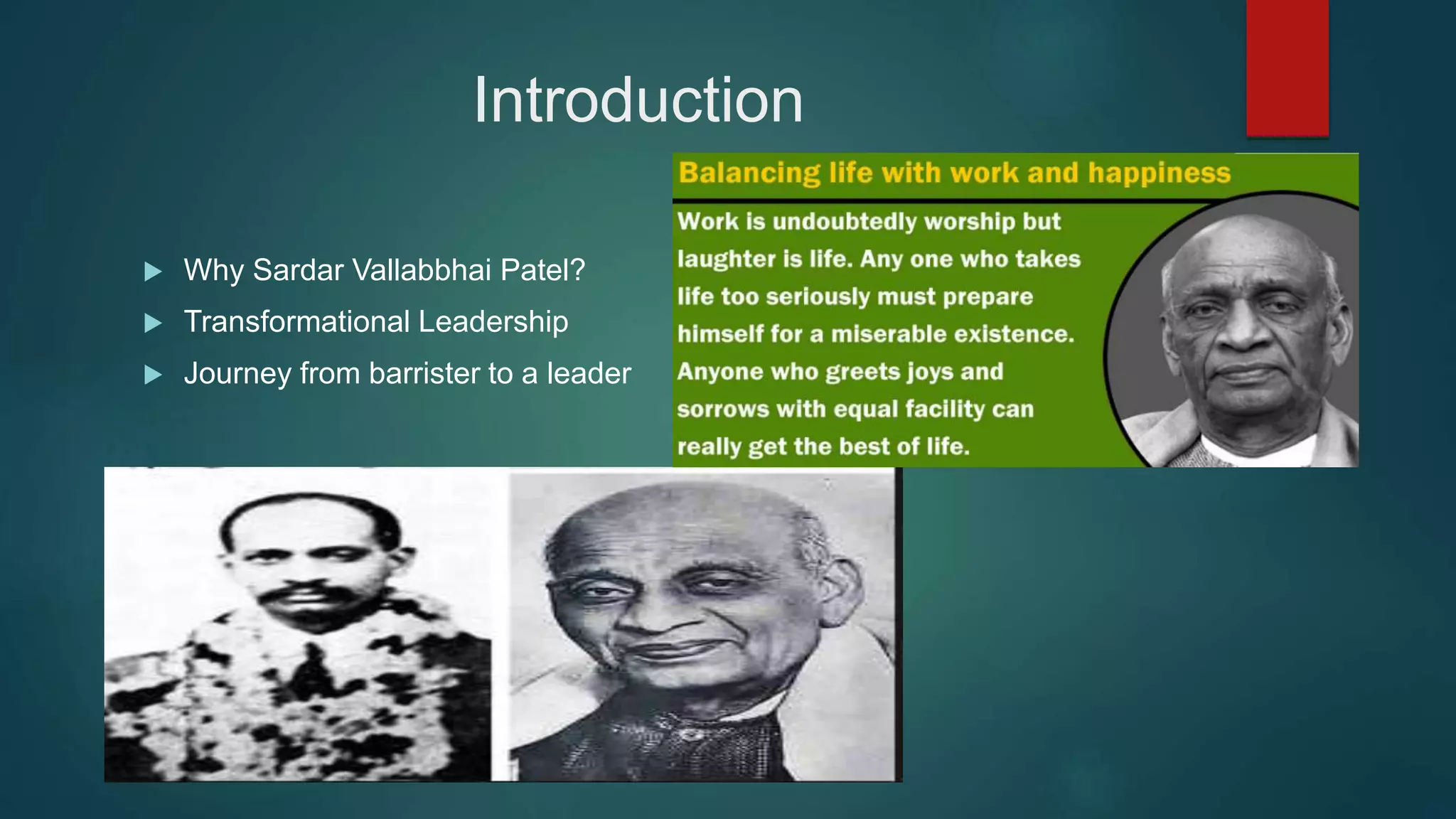 Vallabhbhai patel ppt | PPTX