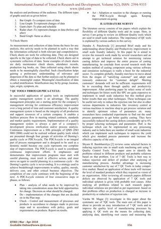 Review on Quality Management using 7 QC Tools | PDF