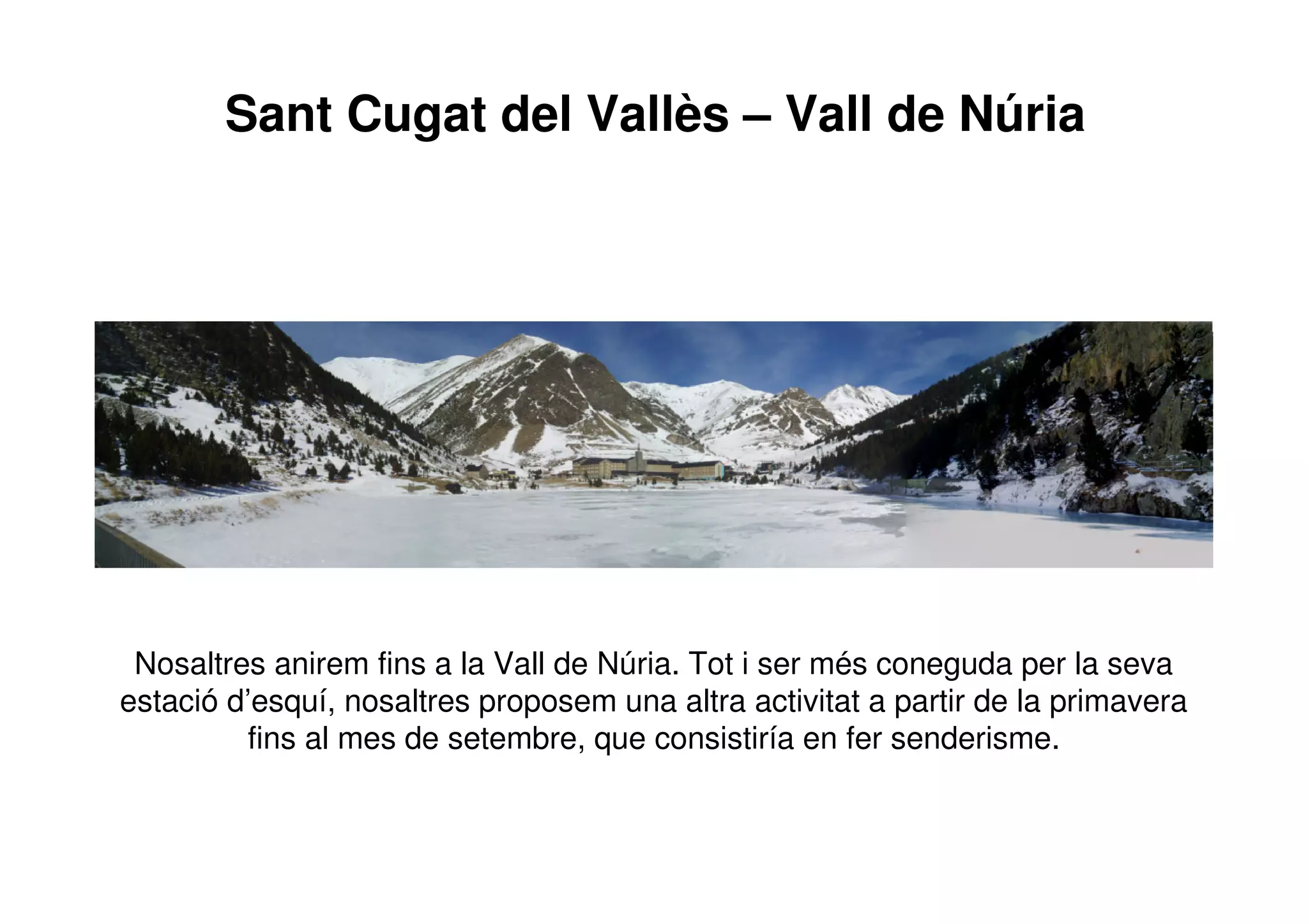 Vall de nuria | PPT