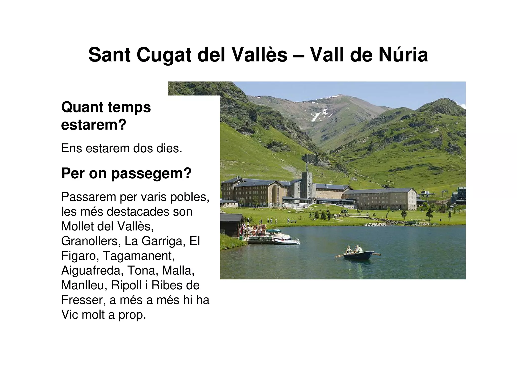 Vall de nuria | PPT