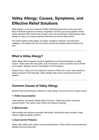 Valley Allergy_ Causes, Symptoms, and Effective Relief Solutions.pdf