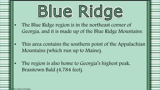 Appalachian Plateau, Blue Ridge, and Valley & Ridge | PPTX