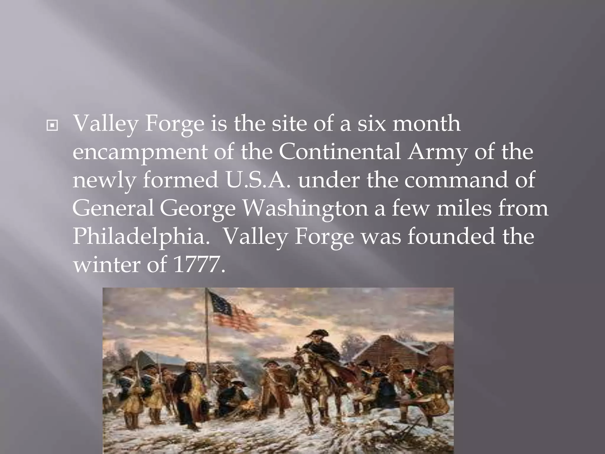 Valley forge | PPT