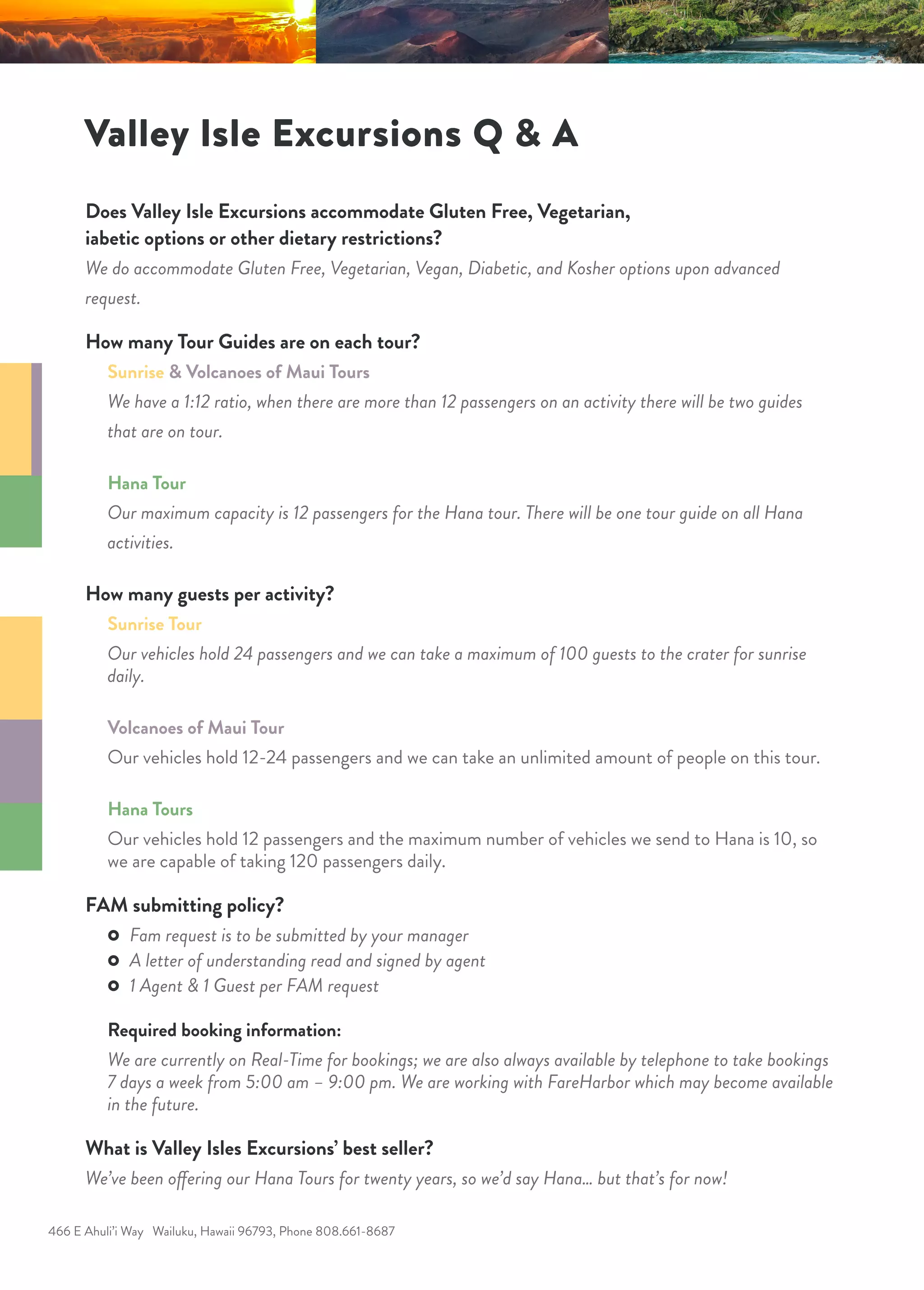 Questions And Answers About Valley Isle Excursions Tours | PDF