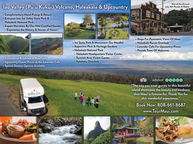 Volcanoes Of Maui Tour Brochure | PDF