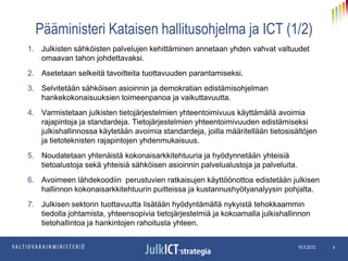 Julkisen hallinnon yhteinen ICT-strategia | PPT