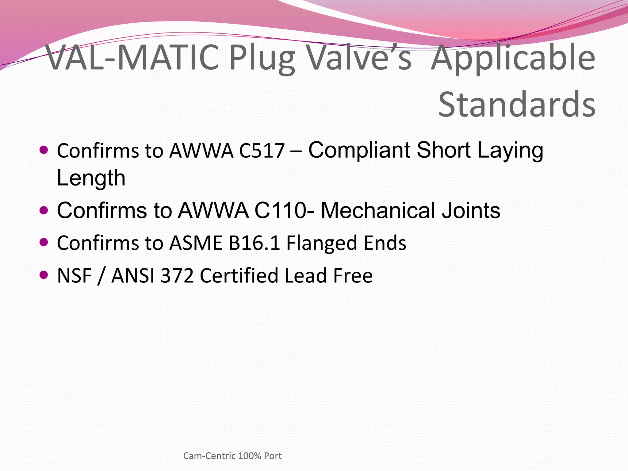 Valmatic plug valve | PPTX
