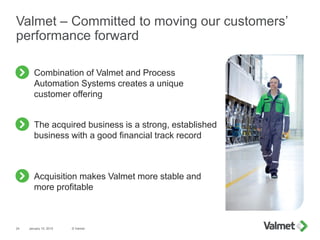 Valmet becomes stronger as a result of acquiring Process Automation ...