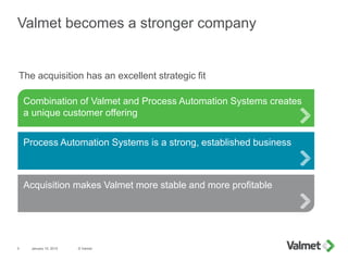 Valmet becomes stronger as a result of acquiring Process Automation ...