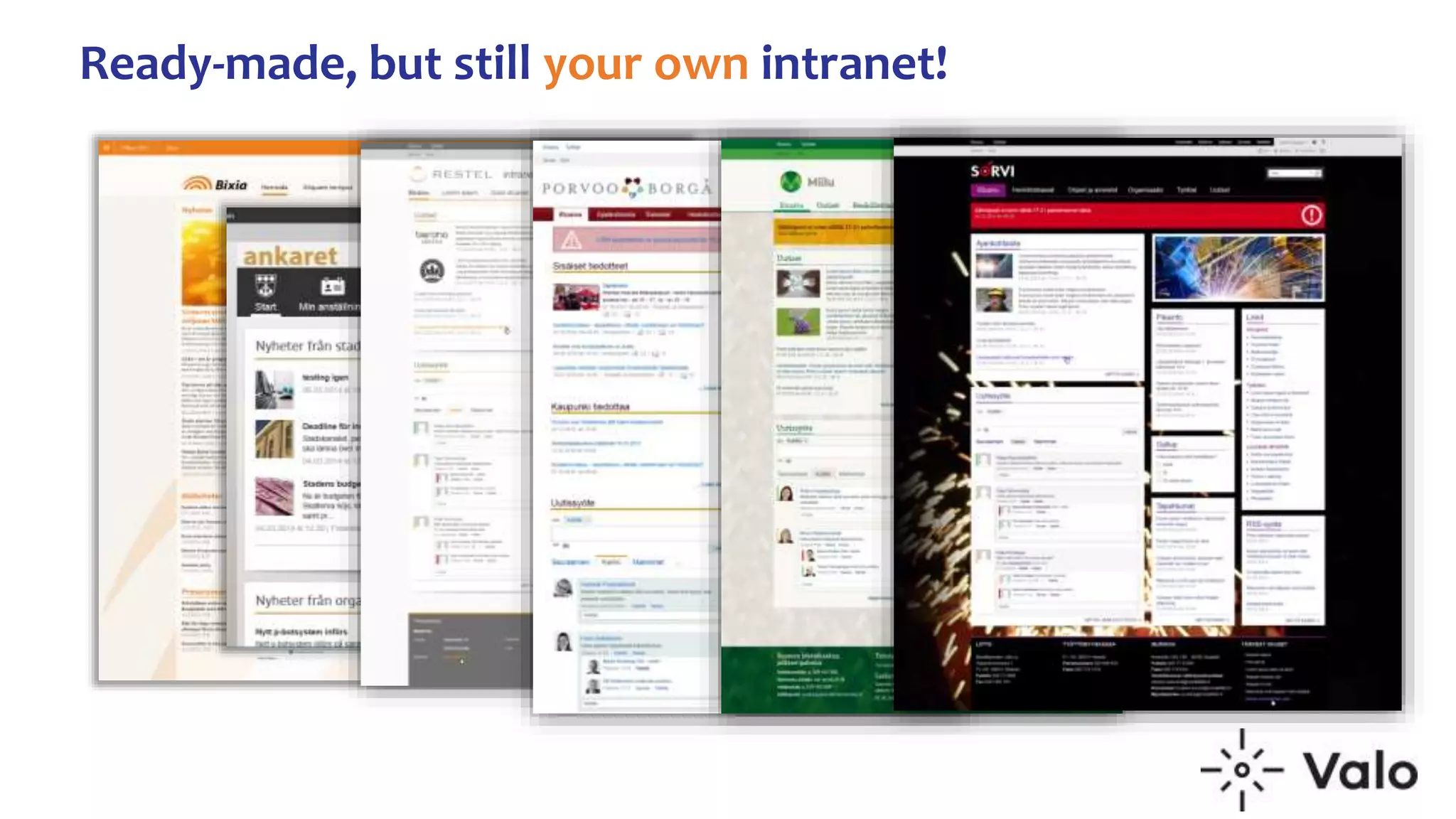 Valo Intranet in a Nutshell - Fall in ♥ with Your Intranet | PPTX ...