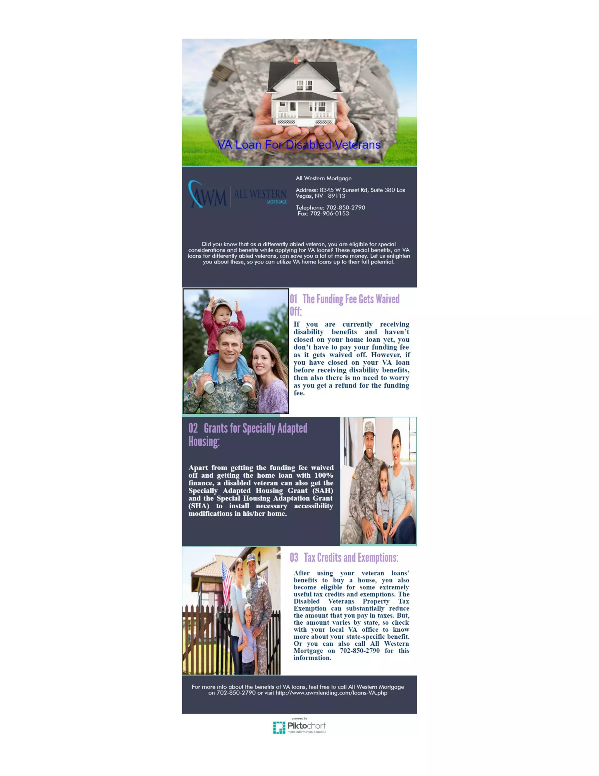 Va loan for disabled veterans infographic | PDF