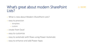 Introduction to Microsoft Lists with Power Automate | PPTX