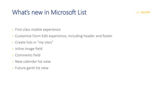 Introduction to Microsoft Lists with Power Automate | PPTX