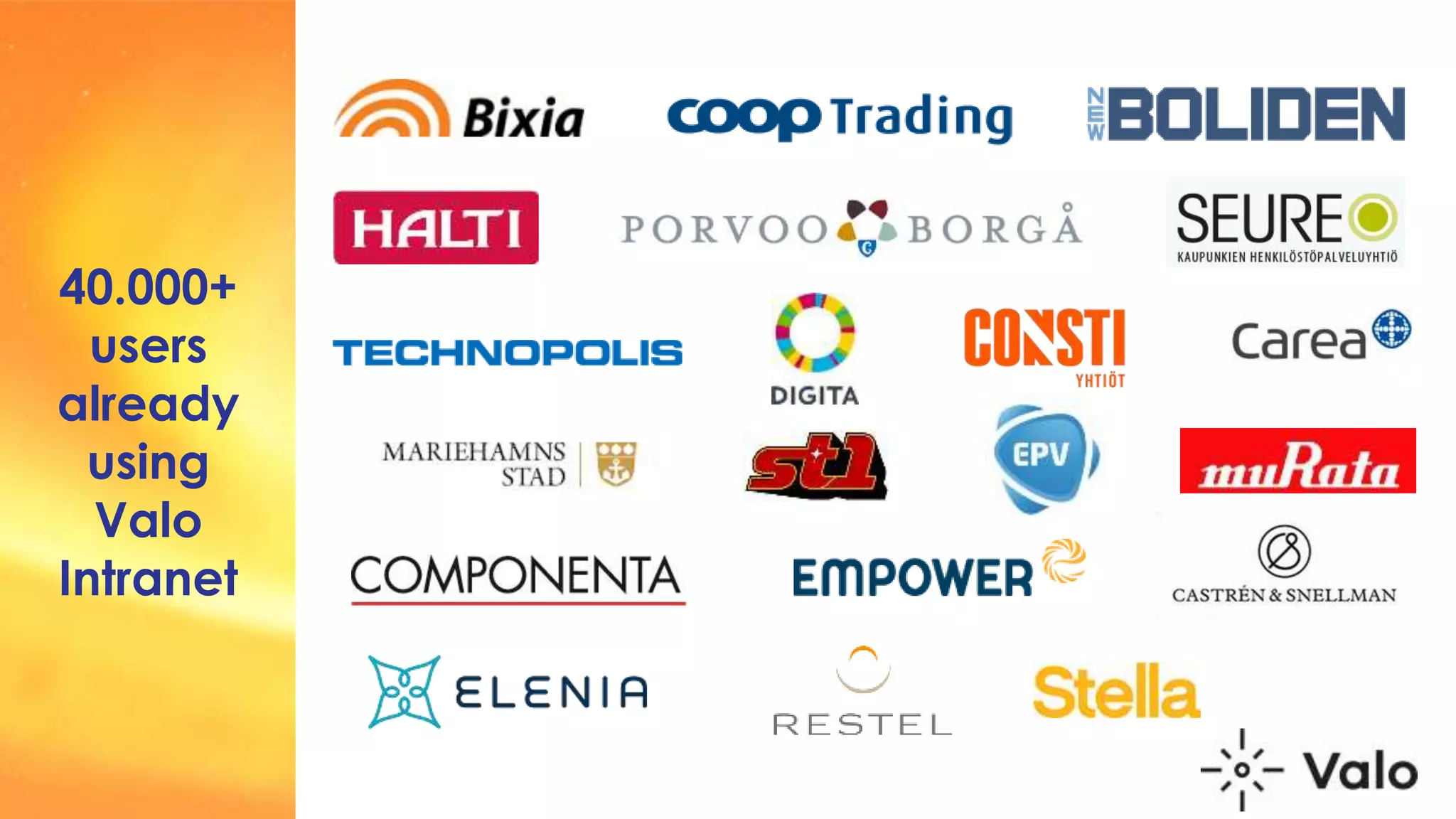 Valo Intranet - Ready-to-go social intranet on Office 365 | PPT