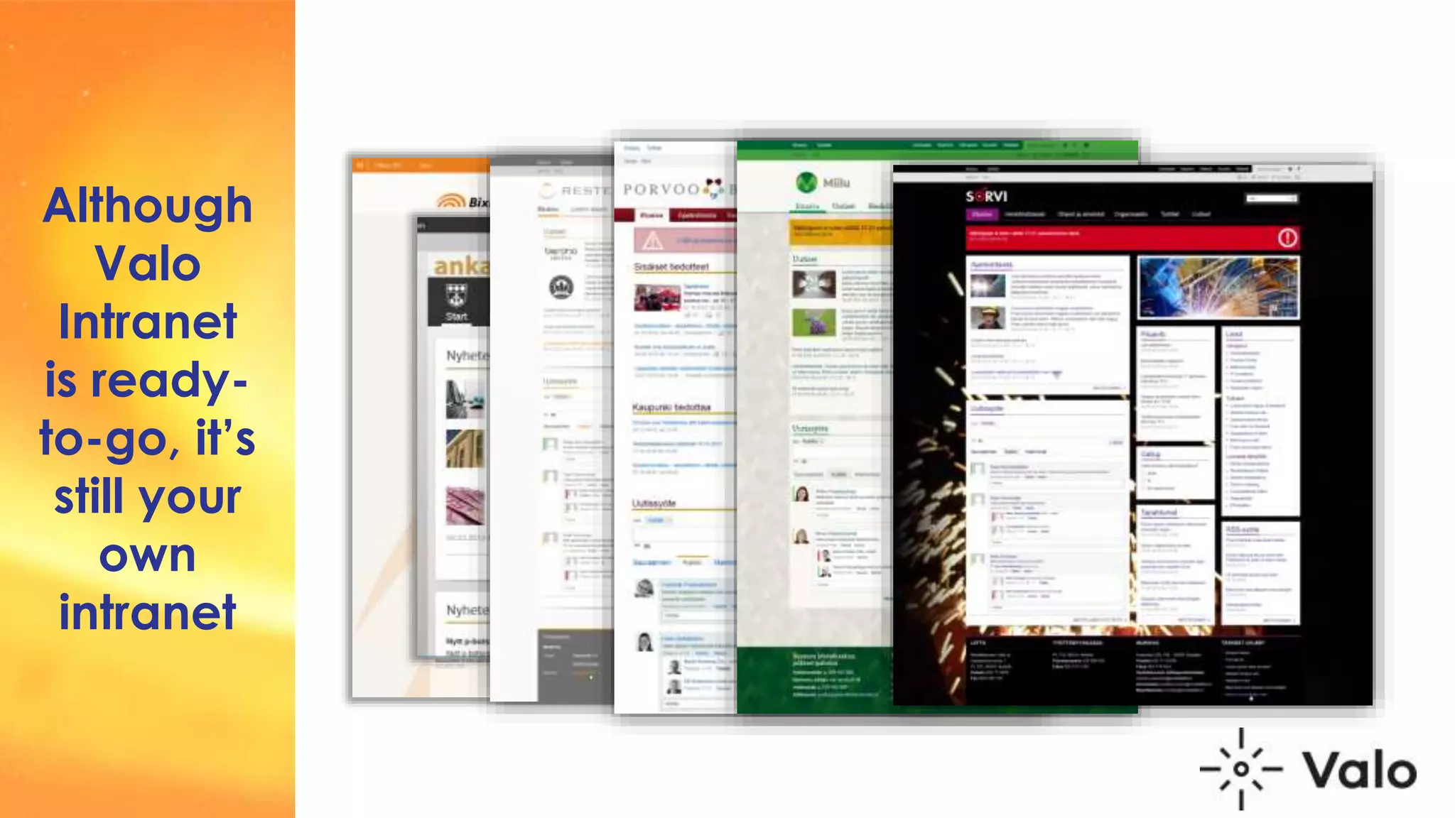 Valo Intranet - Ready-to-go social intranet on Office 365 | PPT
