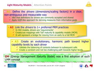 Light Maturity Models (LMM): An Agile Application | PDF