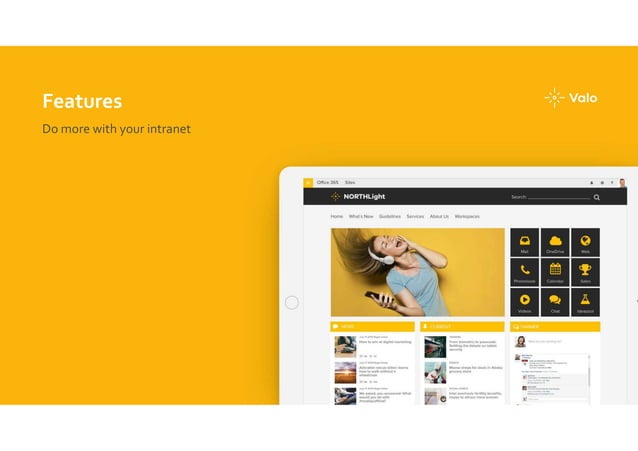 Valo & LoQutus: modern intranet to boost Employee Productivity | PPT