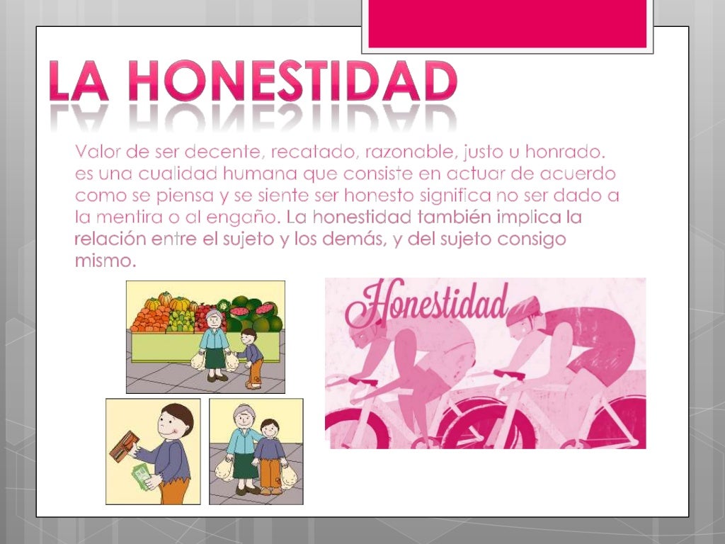 Valor, La Honestidad