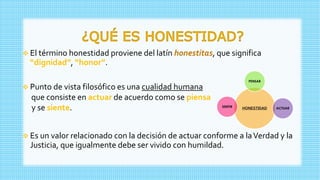Valor de Honestidad | PPTX