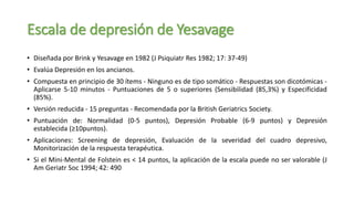 Valoración emocional en el Adulto Mayor - MC. MSc. Juan Rodrigo Tuesta ...