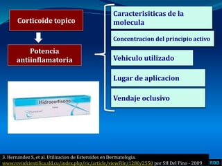 Valoracion de los Corticoides en Dermatologia | PPTX