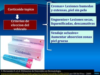 Valoracion de los Corticoides en Dermatologia | PPTX