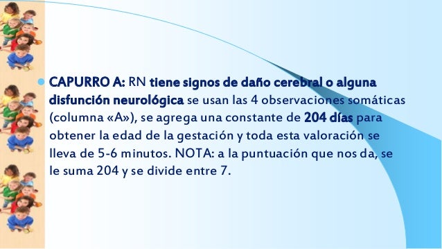 Valoracion en el recien nacido