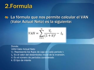 VALOR ACTUAL NETO | PPTX