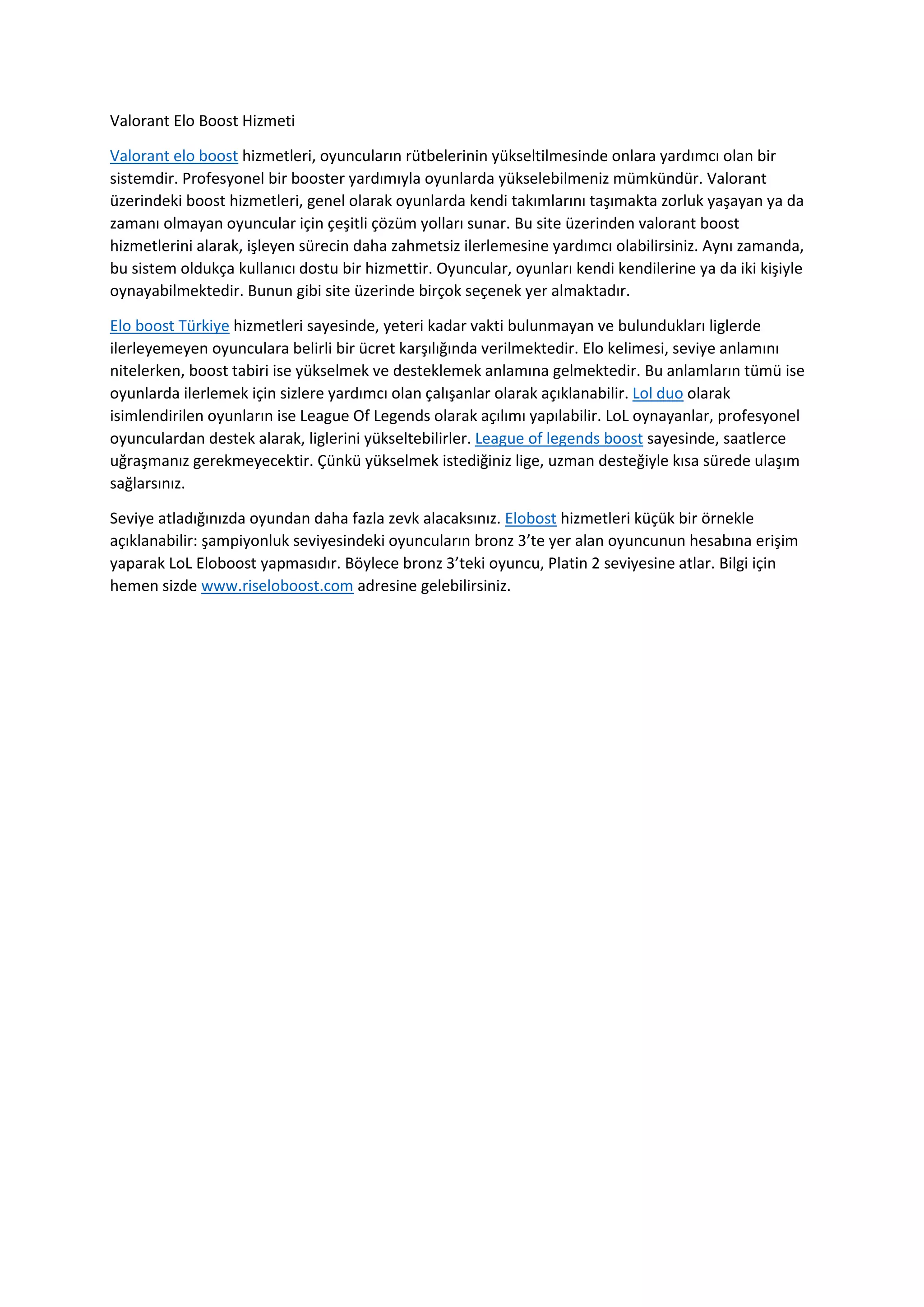 Valorant elo boost | PDF
