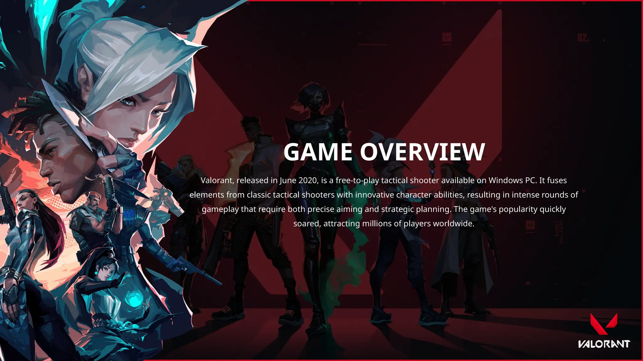 Valorant GameTemplate Valorant GameTemplate | PPTX