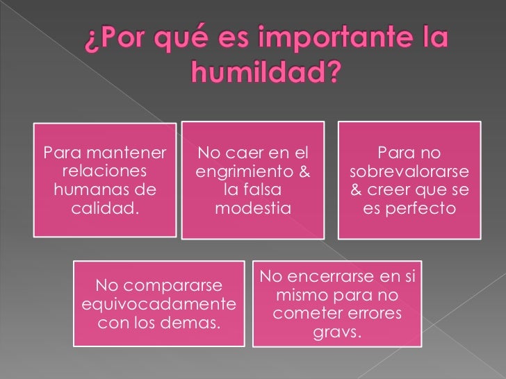 La humildad es un valor - Imagui